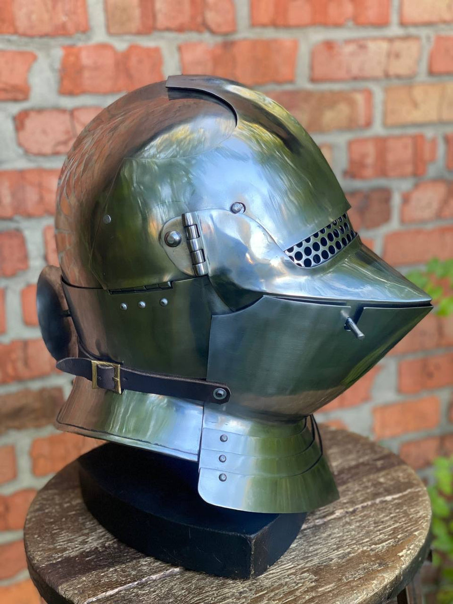 Armet “Victor” SCA version with perforated eyes – Master Uley