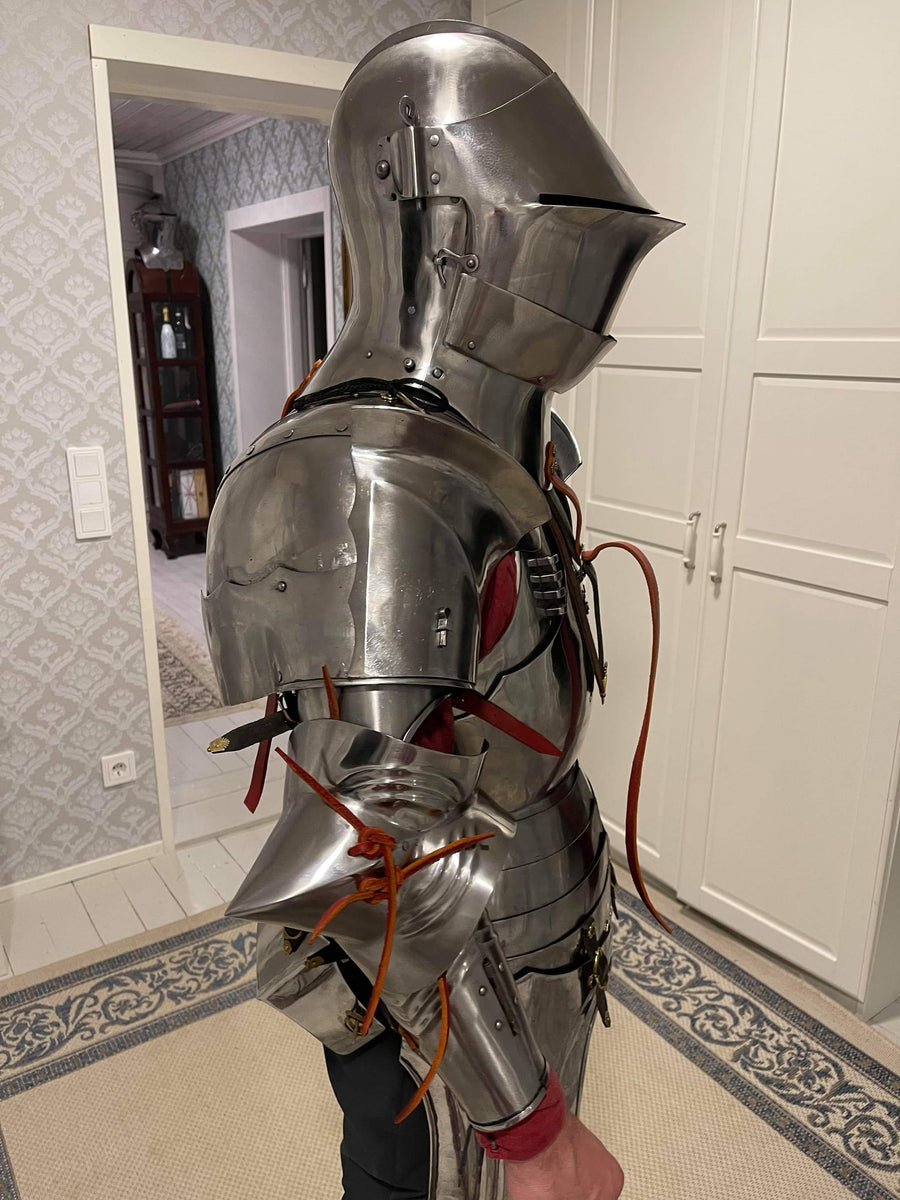 Milan armor set «Lombardia Knight» for jousting (tempered steel set ...