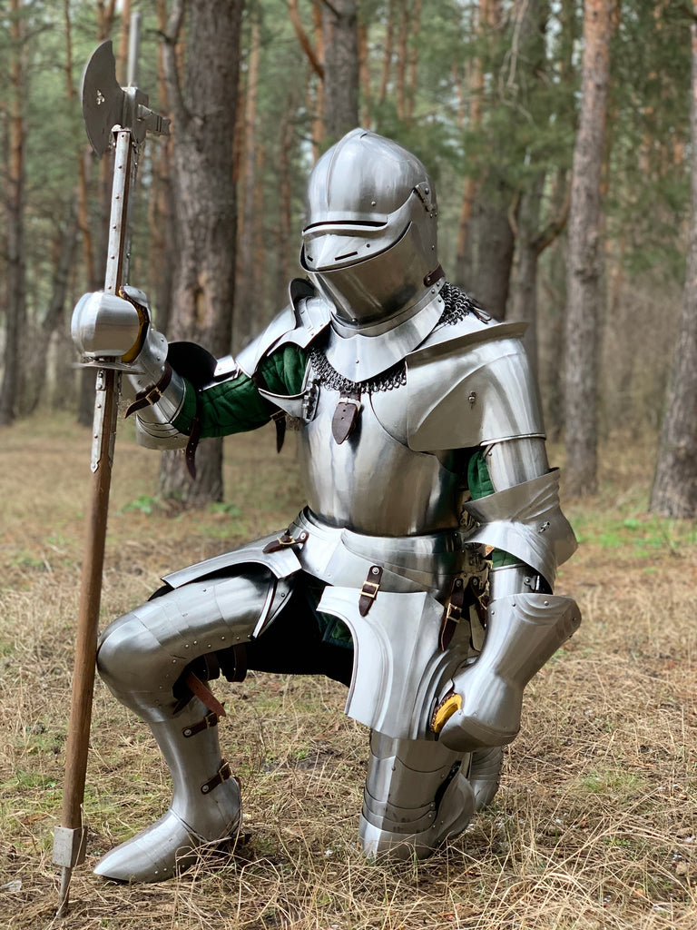 Milan armor set «Royal Flemish Knight» for jousting (tempered steel se ...