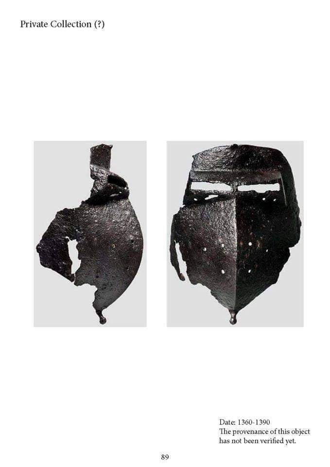 Bacinet klapvisor “Black Cross” – Master Uley