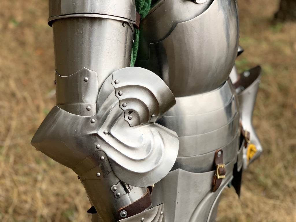 Plate Milan arms “Flemish Knight” for jousting (tempered) – Master Uley