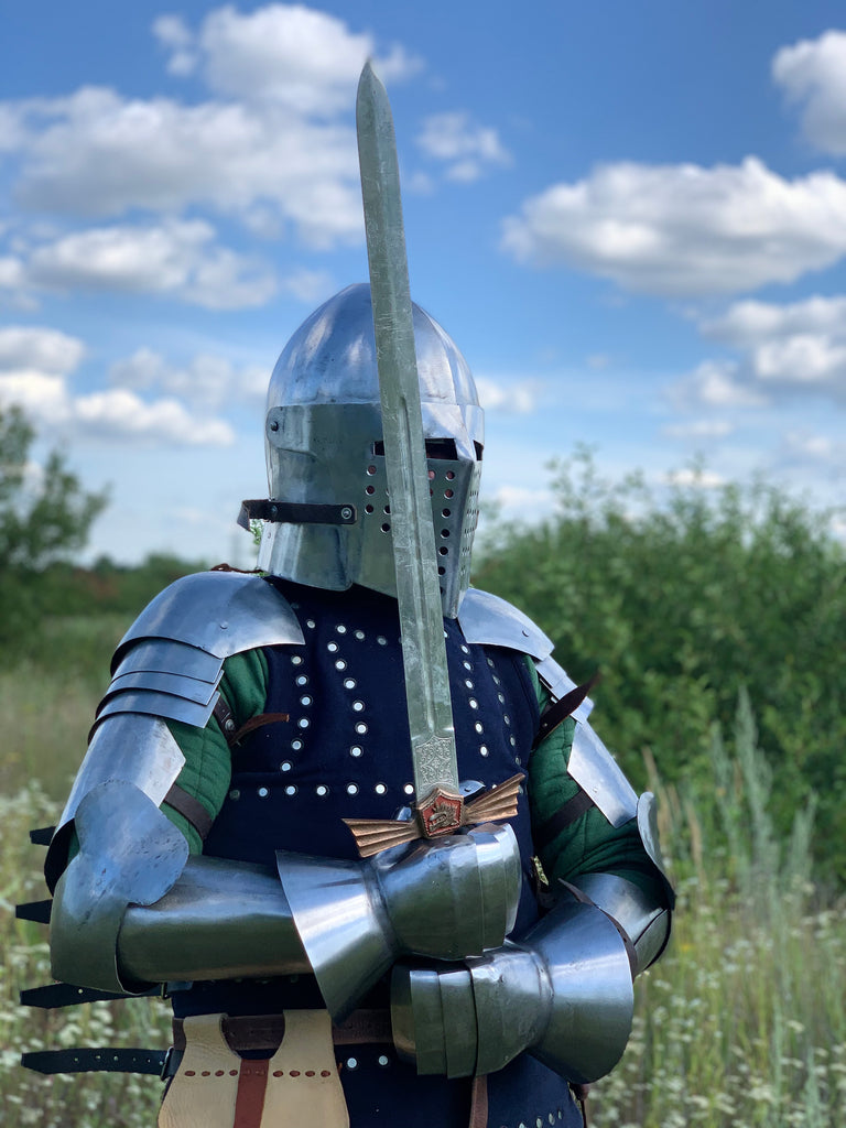Simple armor set “Georg” (tempered steel) – Master Uley