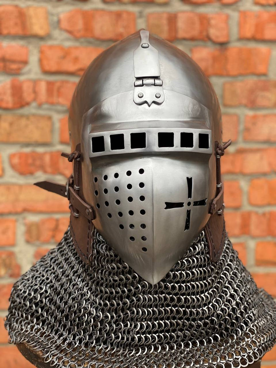 Bacinet klapvisor “Crusader” 3 – Master Uley