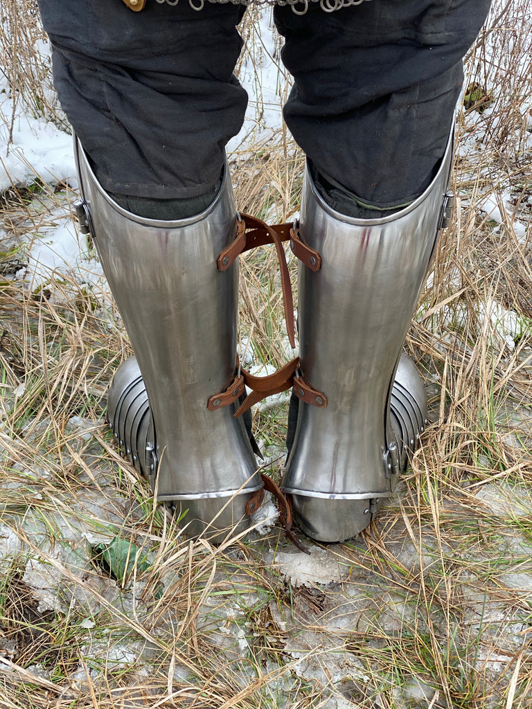 "English knight" greaves set – Master Uley