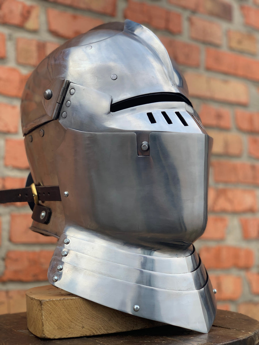 Armet "Victor” with double face protection (bouviger) – Master Uley