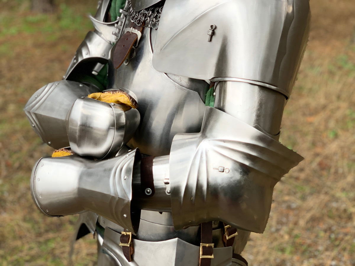Plate Milan arms “Flemish Knight” for jousting (tempered) – Master Uley