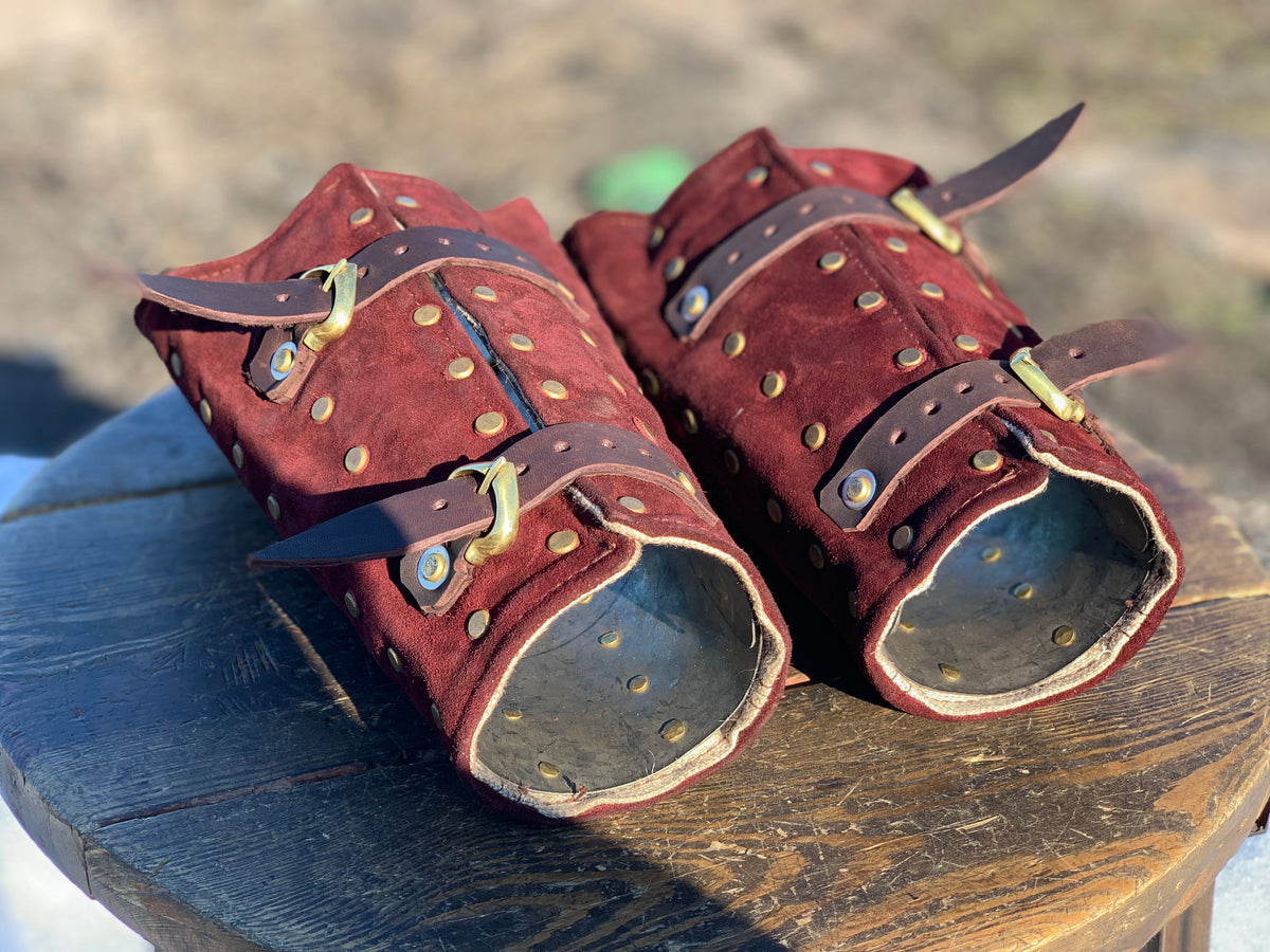 Leather brigant arms “Burgundian solder” – Master Uley