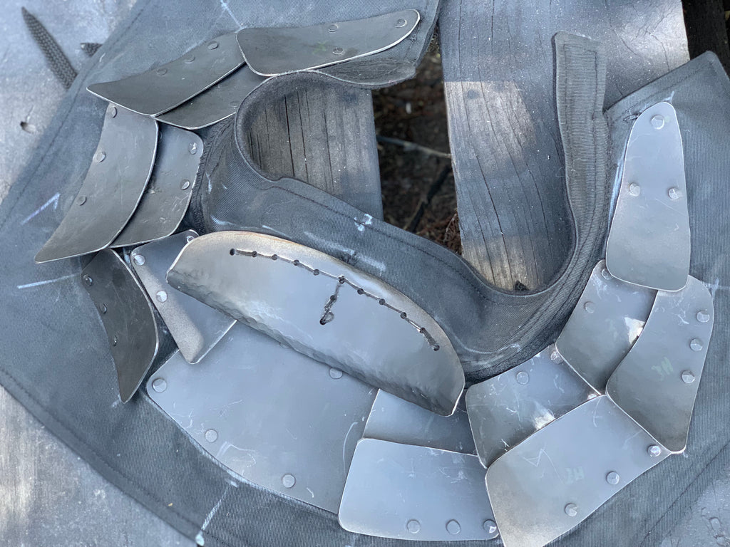 Simple brigantine gorget (tempered/titanium) – Master Uley