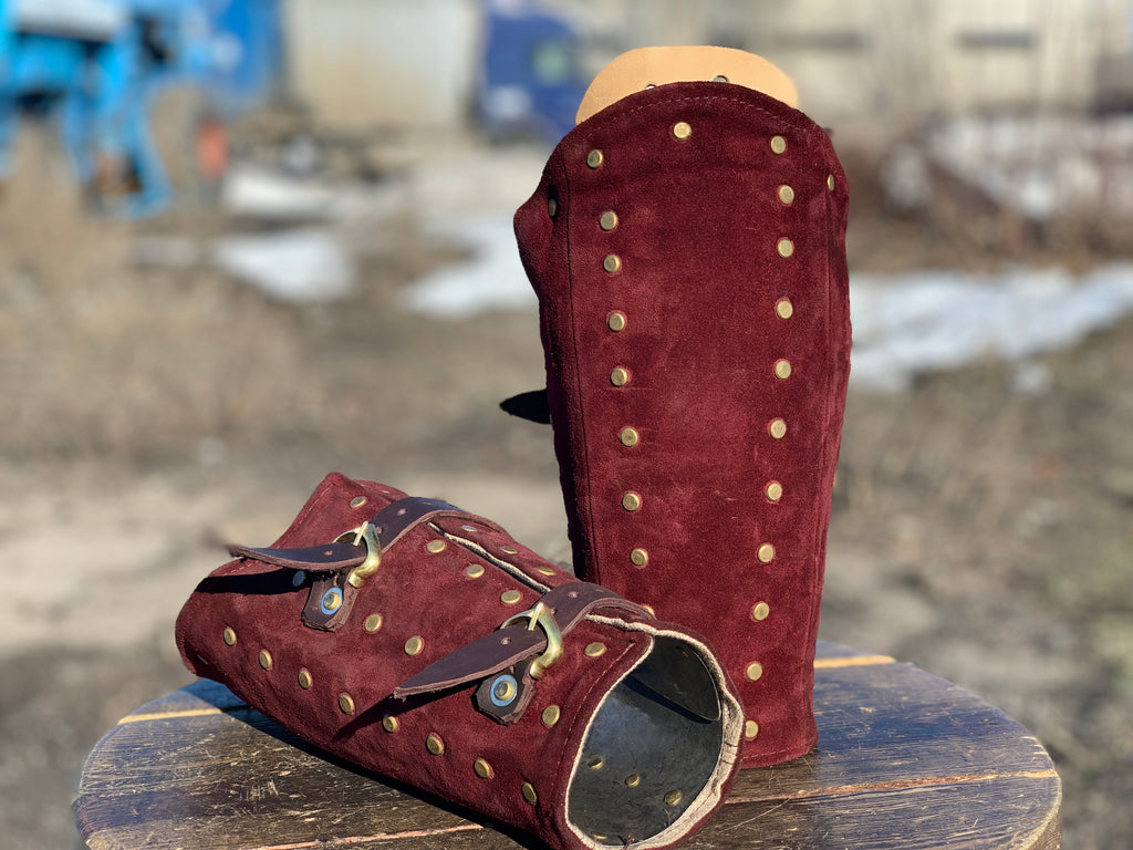 Leather brigant arms “Burgundian solder” – Master Uley