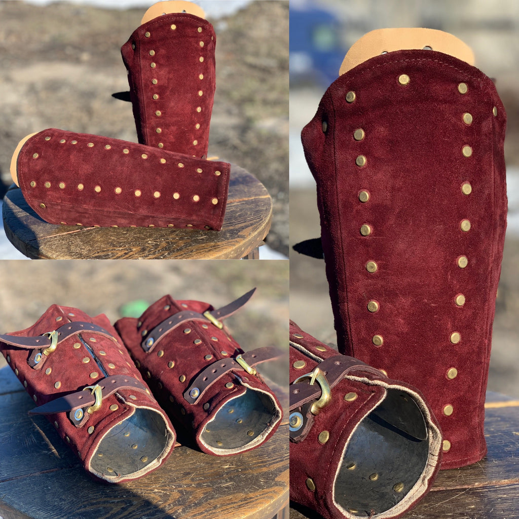Leather brigant arms “Burgundian solder” – Master Uley