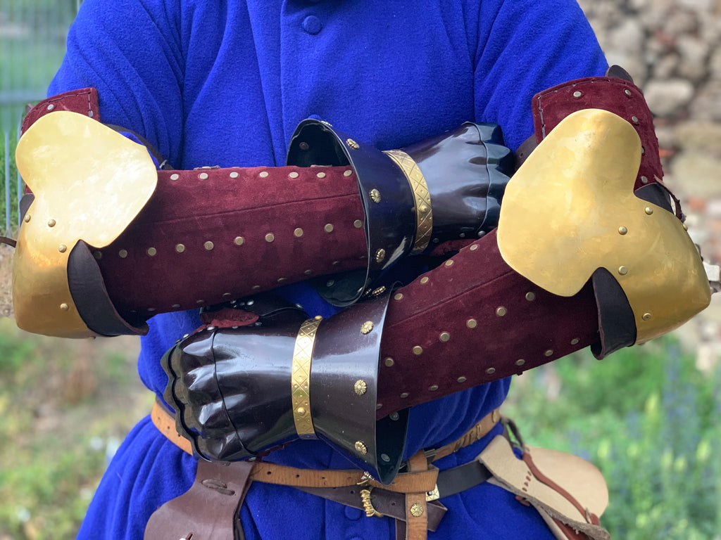 Leather brigant arms “Burgundian solder” – Master Uley